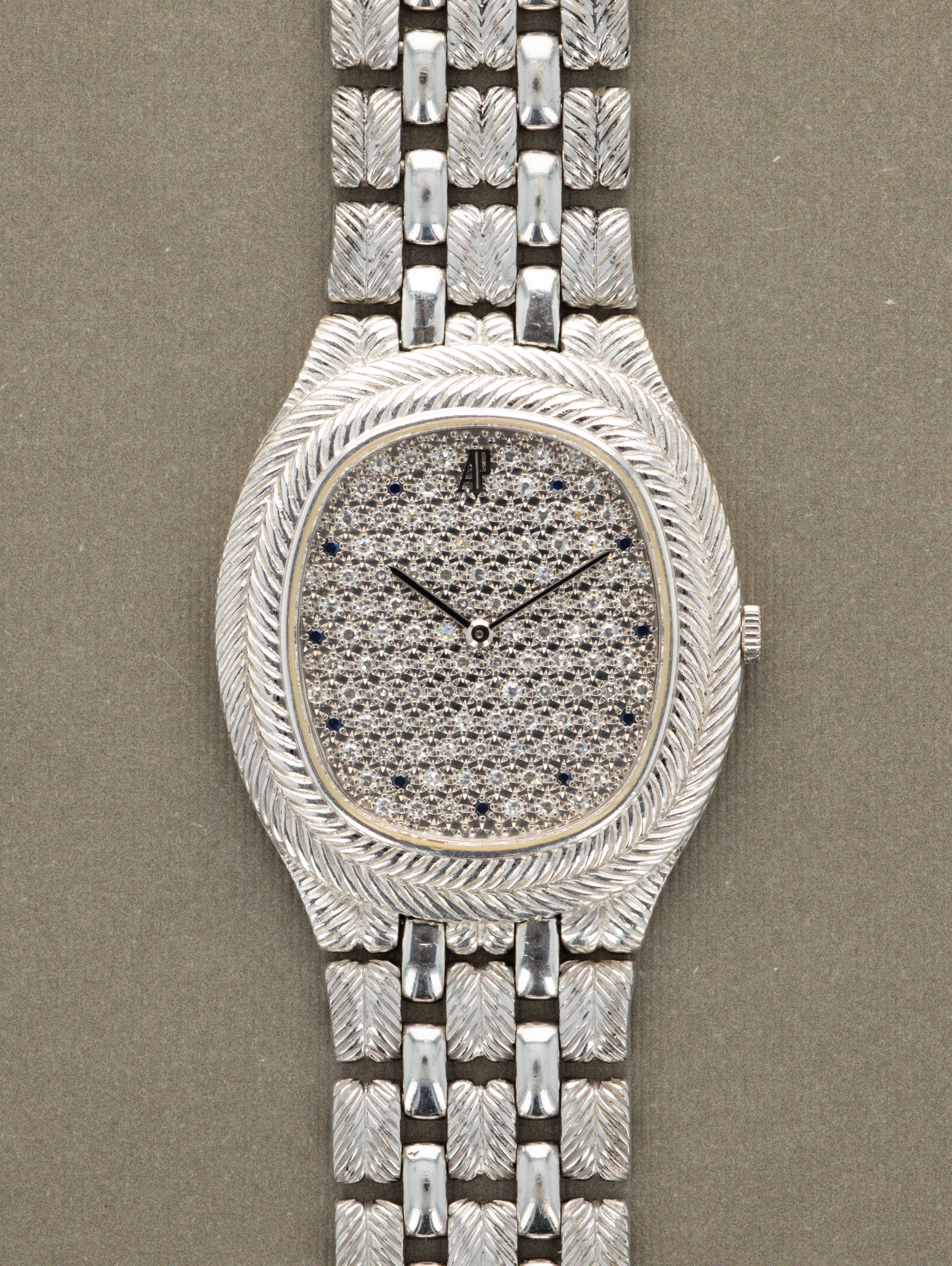 Audemars Piguet White Gold 'Ellipse' Dress Watch - 'Feather' Unpolishe