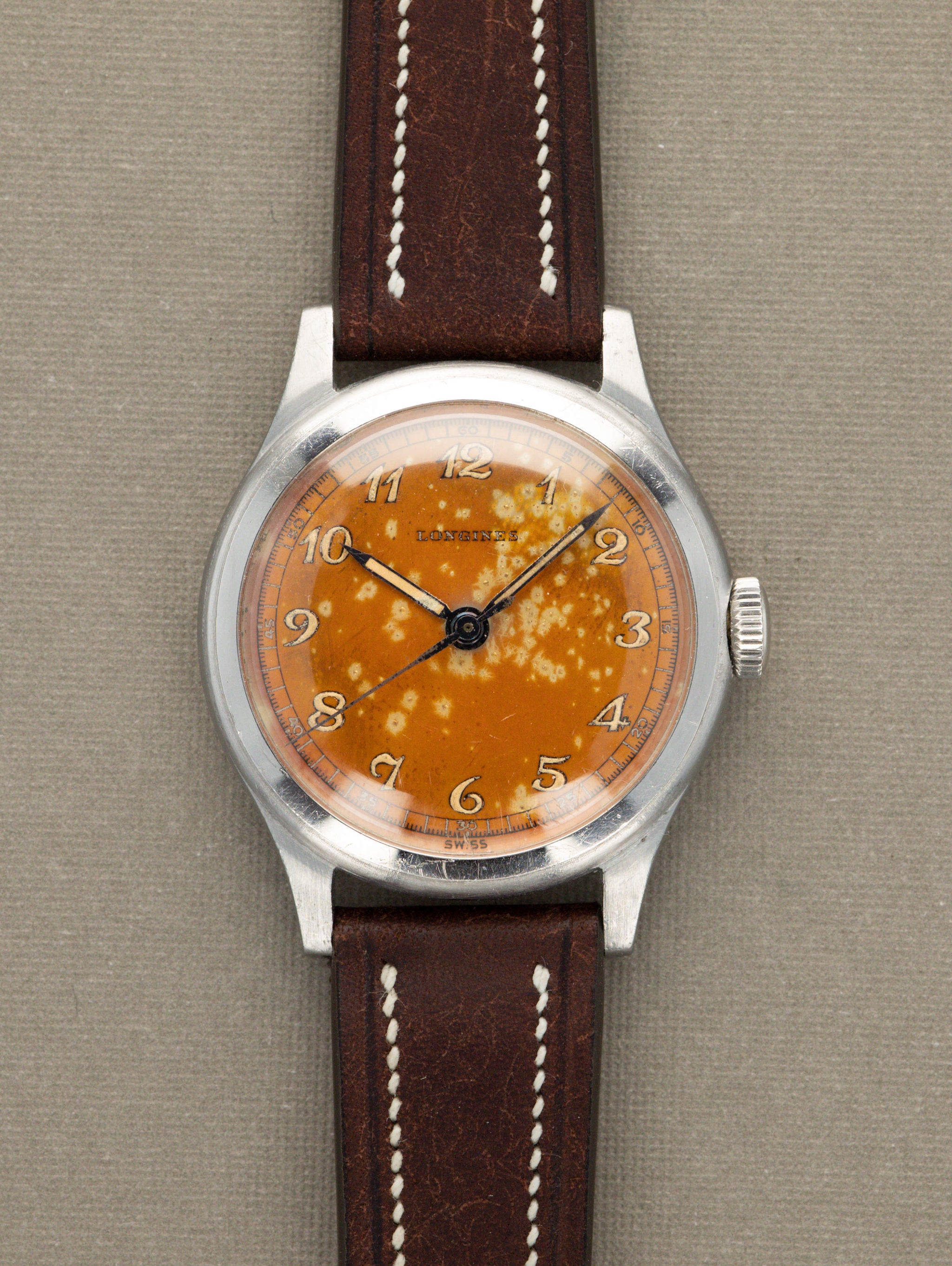 Longines '10L' Steel 'Calatrava' - Orange 'Tangerine' Tropical Dial