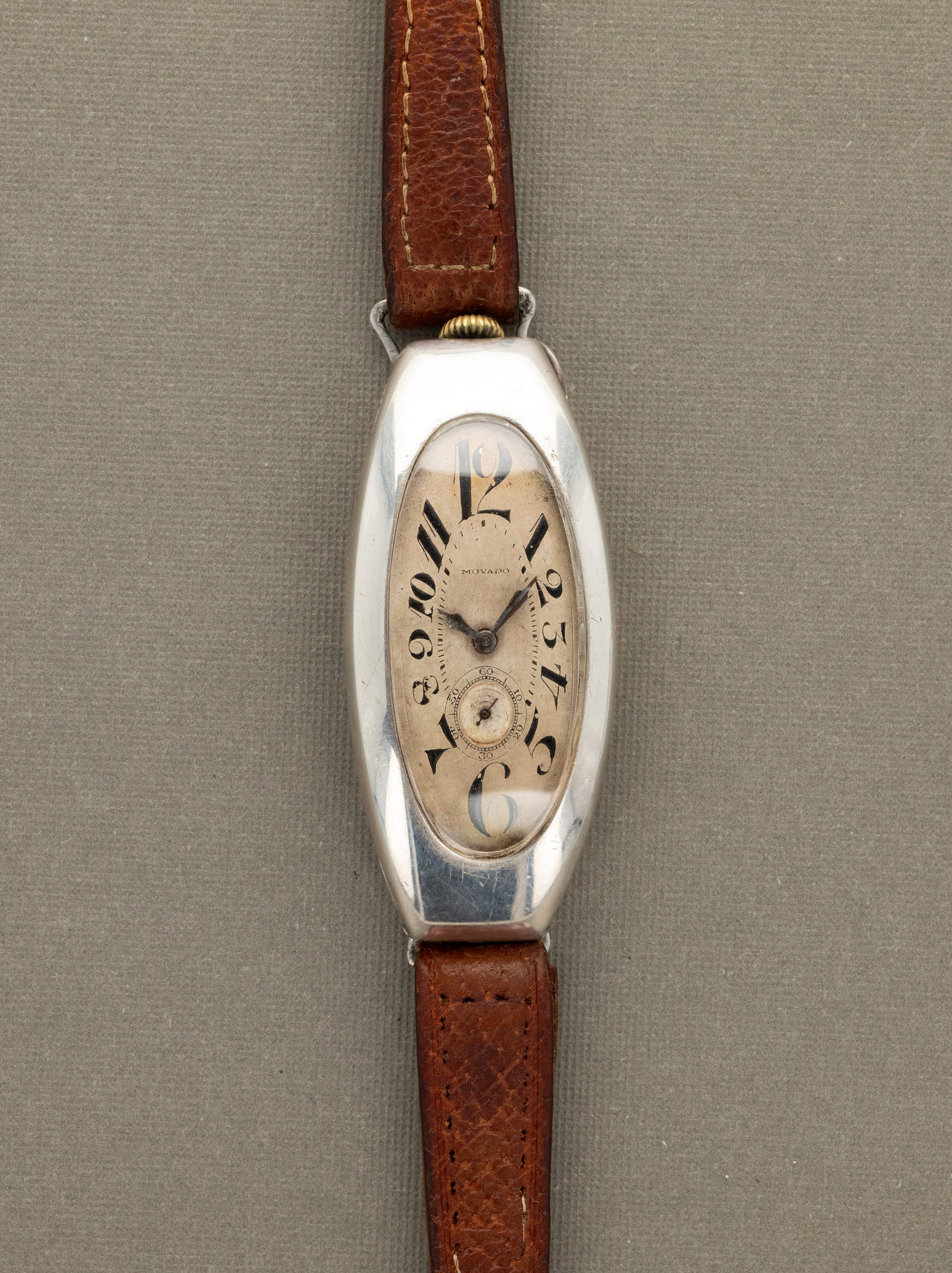 Movado Polyplan Ref. 4005 - Silver 'Exploding' Dial w/ Box