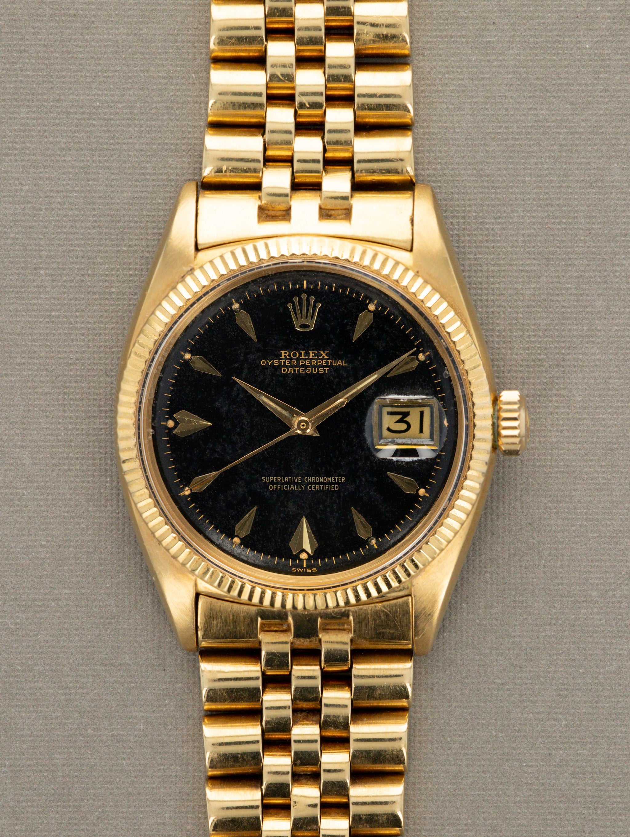 Rolex Datejust Ref. 6605 Gilt 18k