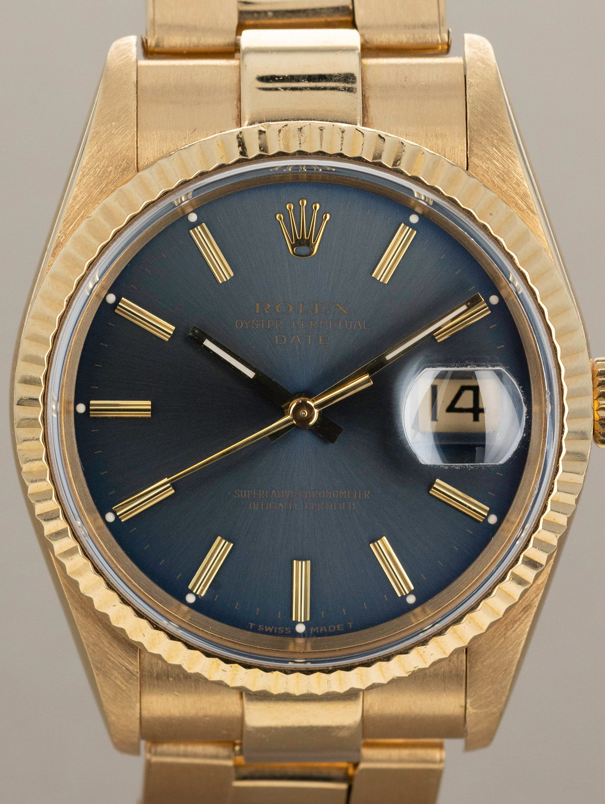 Rolex Date Ref. 15238 Denim Blue