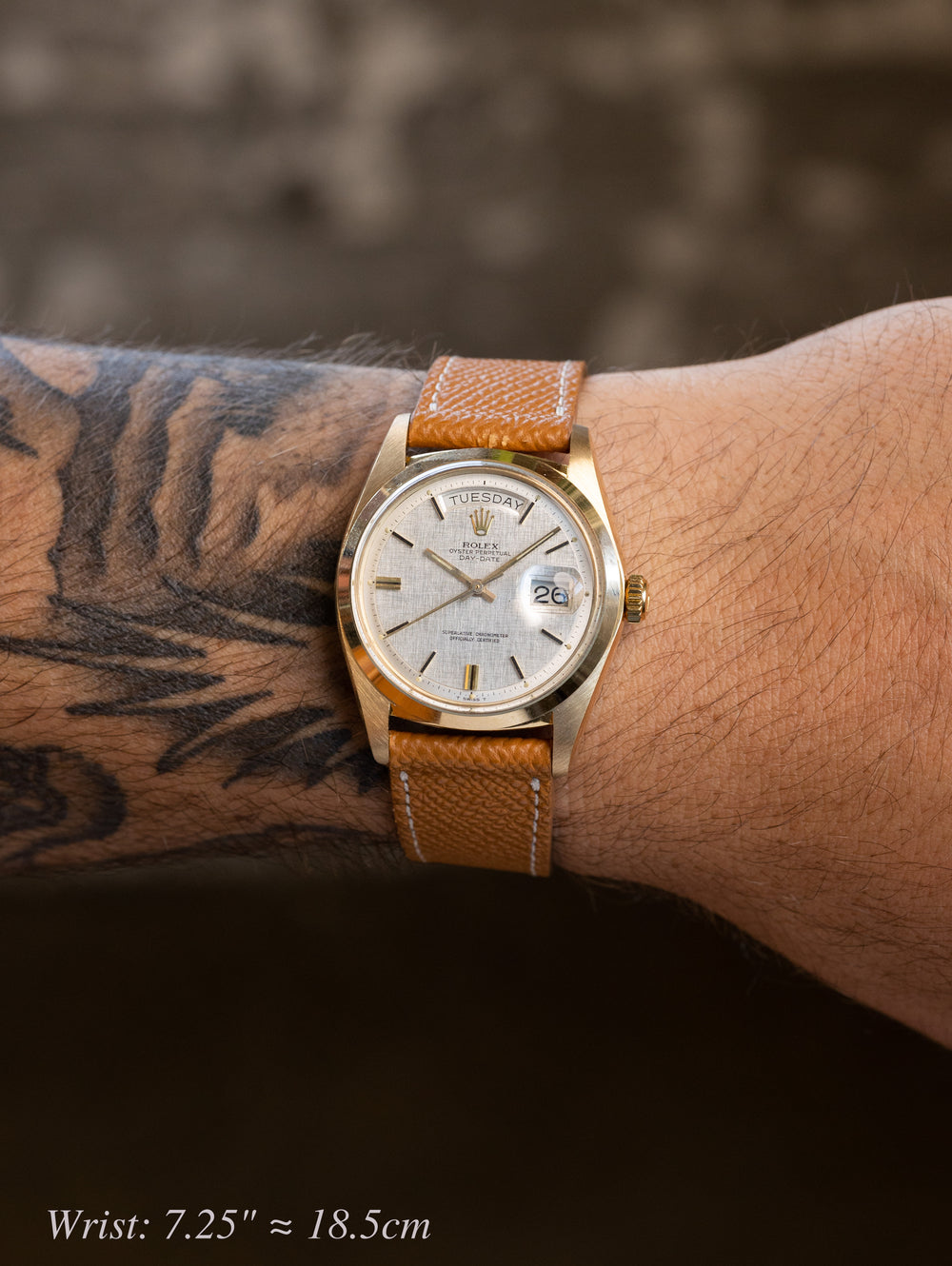Rolex Day-Date Ref. 1802 - Silver 'Linen' Dial