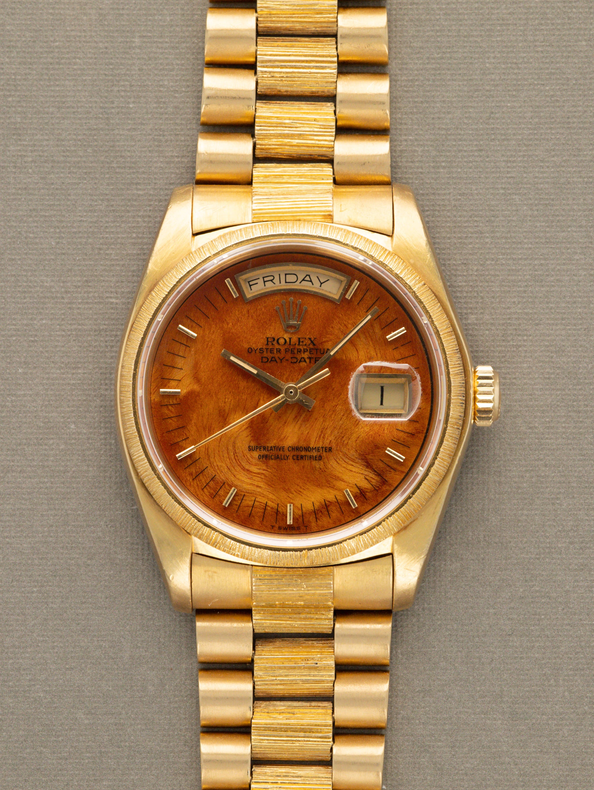 Rolex Day-Date Ref. 18078 - 'Bark' w/ 'Birchwood' Dial