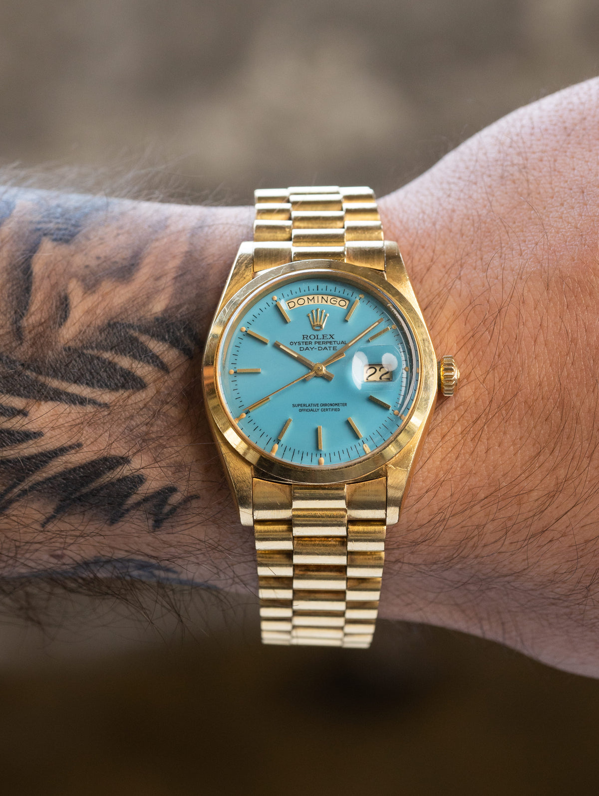 Rolex Day-Date Ref. 1802 - Turquoise 'Stella' Dial