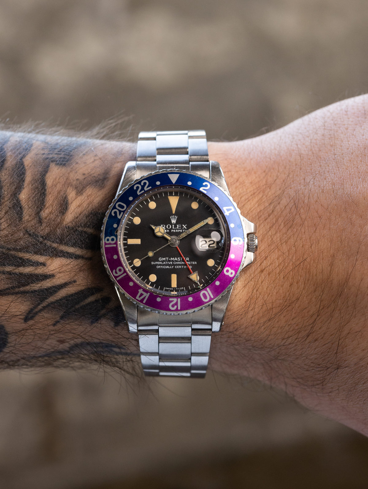 Rolex GMT-Master Ref. 1675 - MK1 'Fuchsia' Bezel