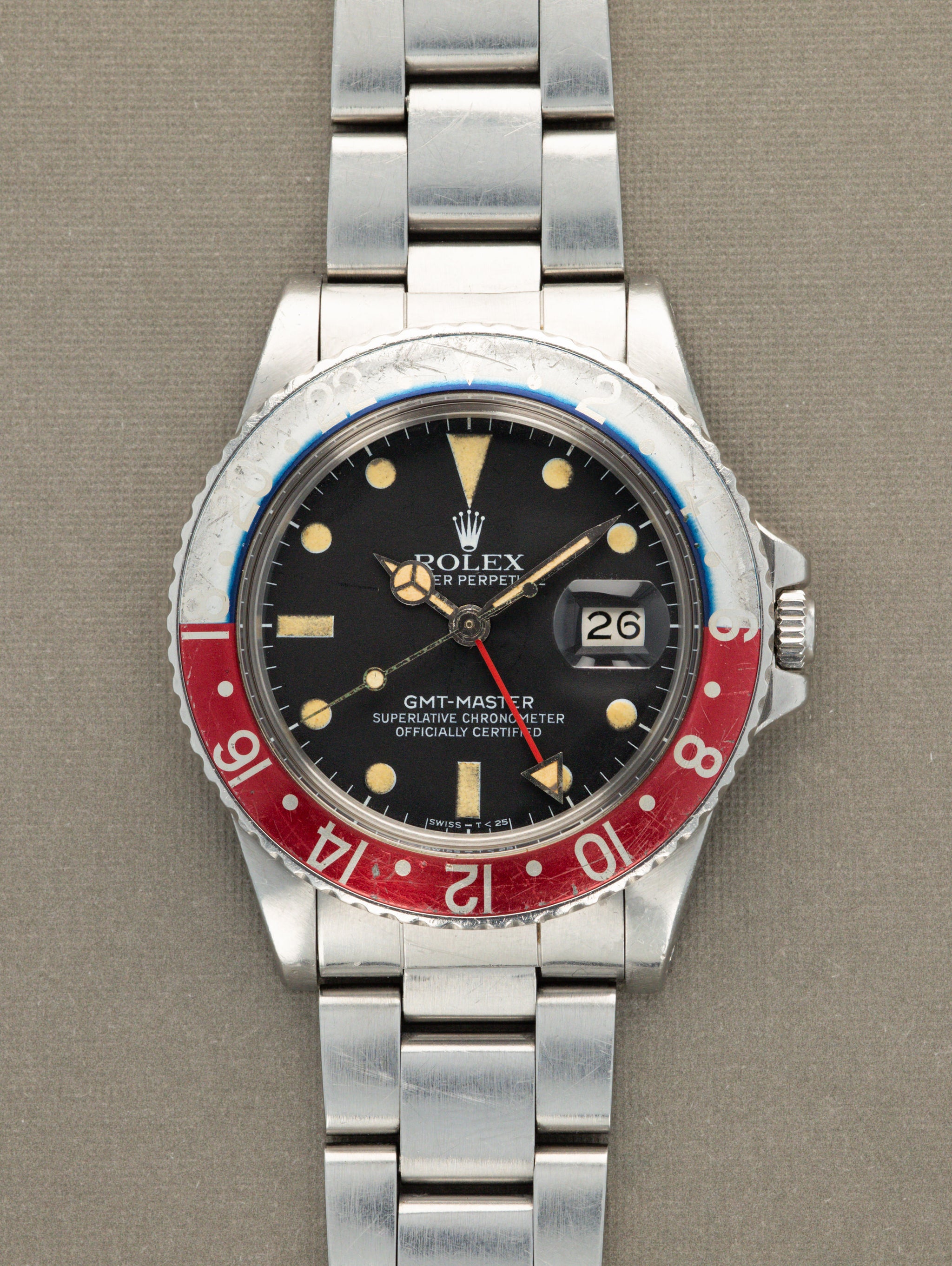 Rolex GMT-Master Ref. 16750 'Pepsi' - Transitional Matte Dial Unpolish