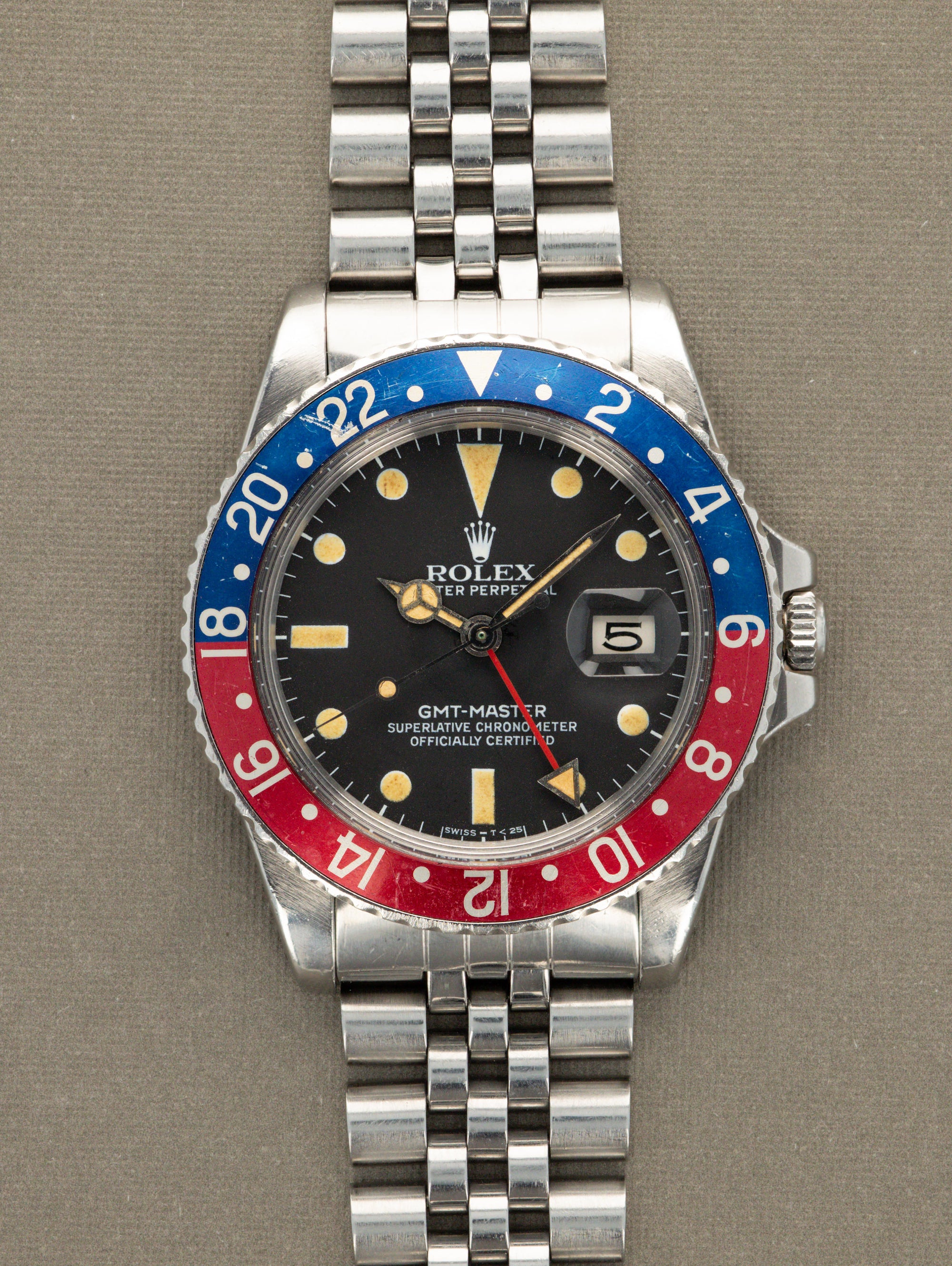 Rolex GMT-Master Ref. 16750 'Pepsi' - Transitional Matte Dial Unpolish