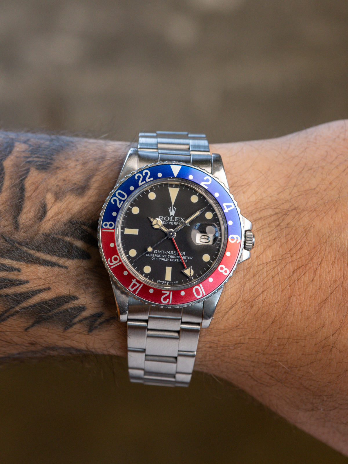 Rolex GMT-Master Ref. 16750 'Pepsi' - Transitional Matte Dial Unpolish