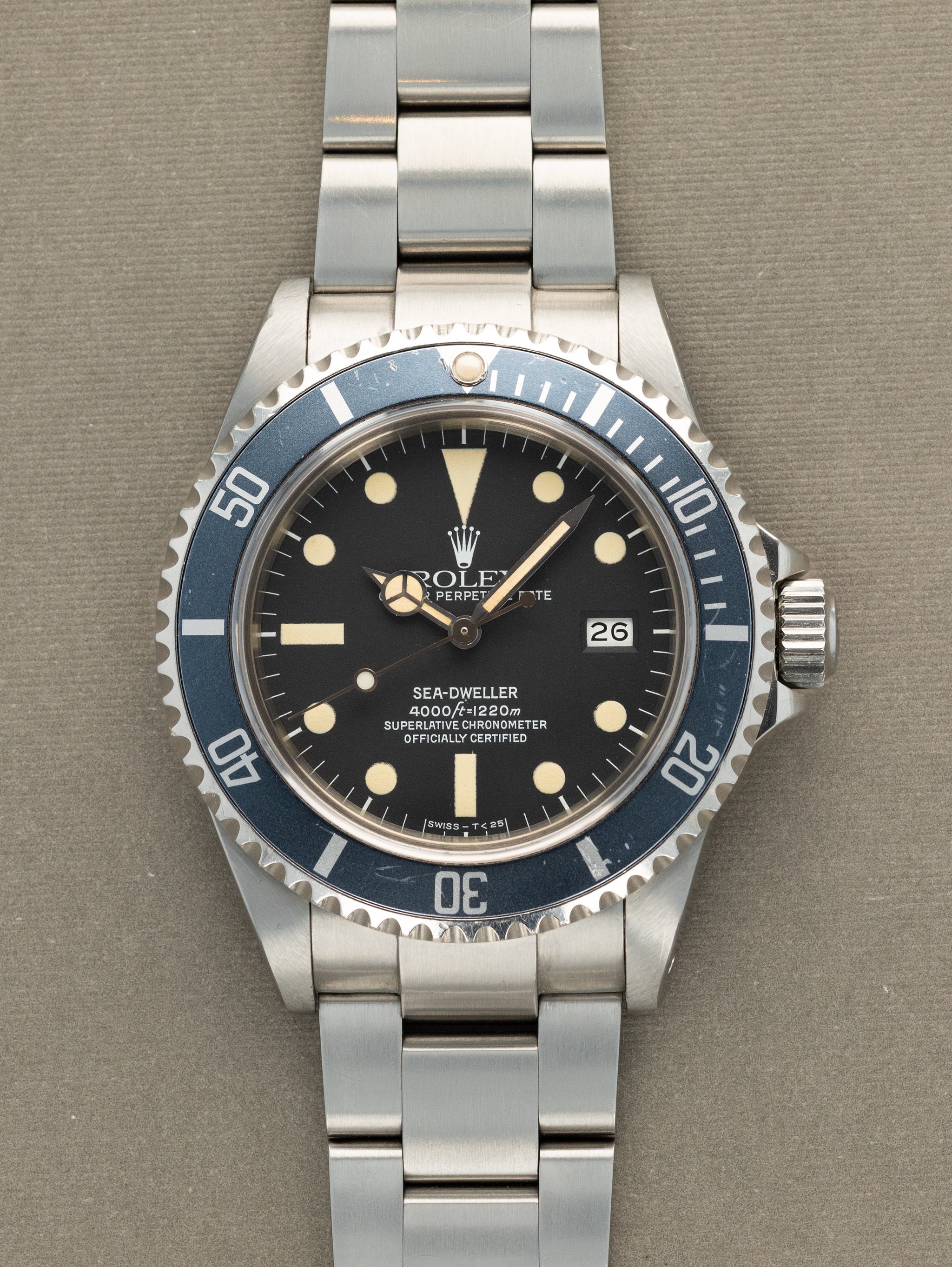 Rolex Sea-Dweller Ref. 16660 - 'Triple 6' Matte Black Transitional Box