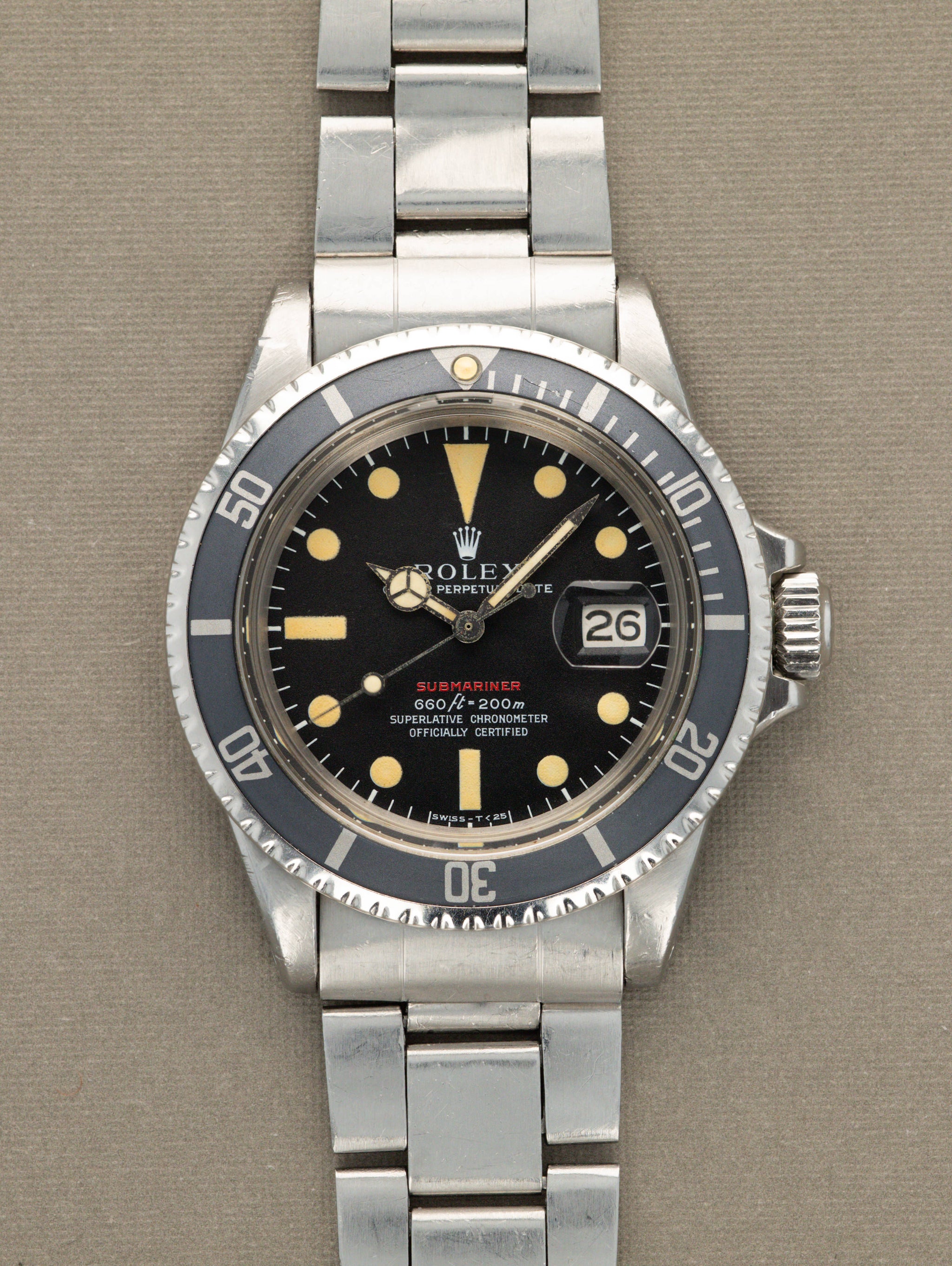 Rolex Submariner Date Ref. 1680 - 'Red Sub' Unpolished