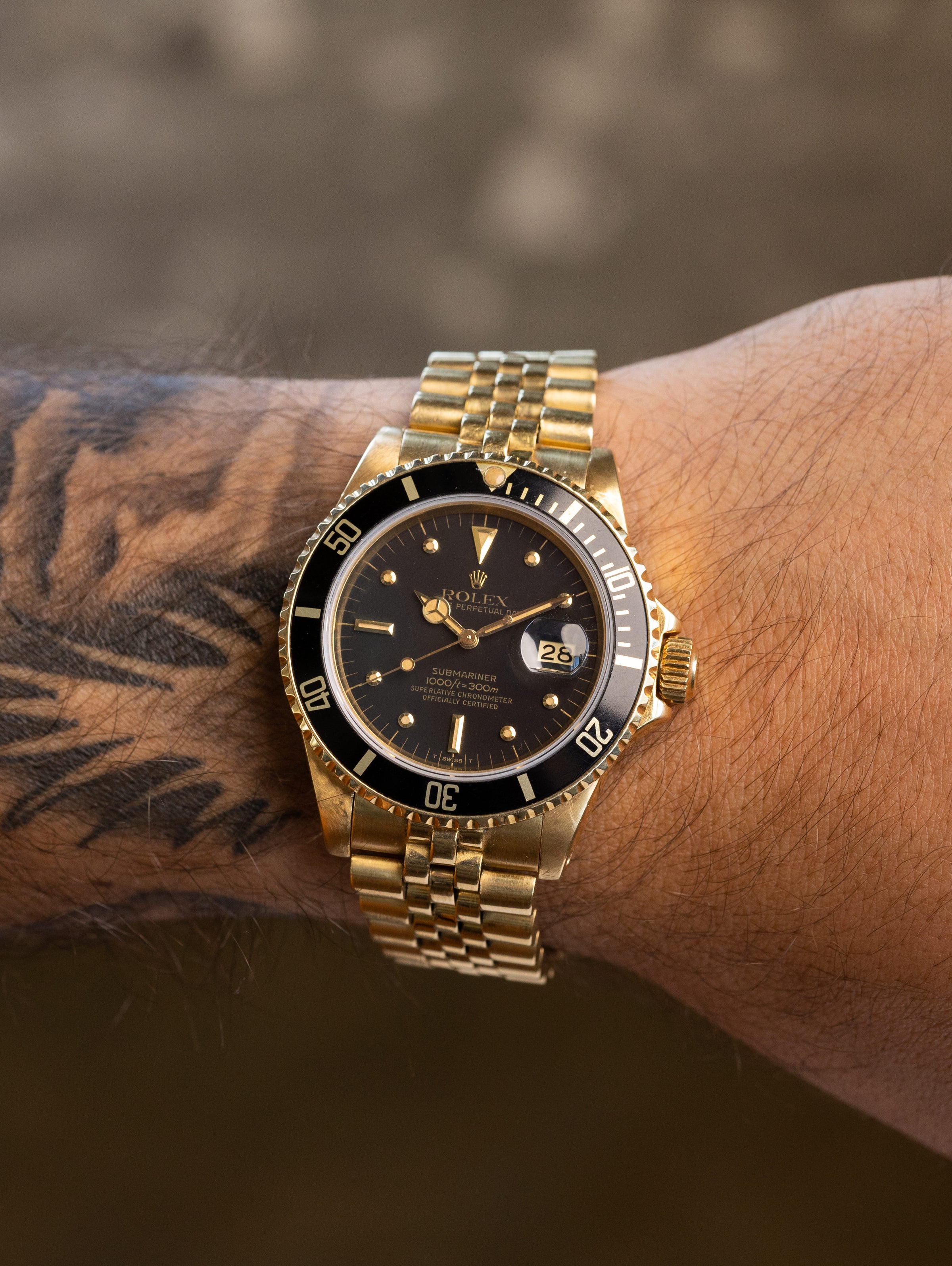 Rolex Submariner Date Ref. 16808 - Black 'Nipple' Dial W/ Box & Papers