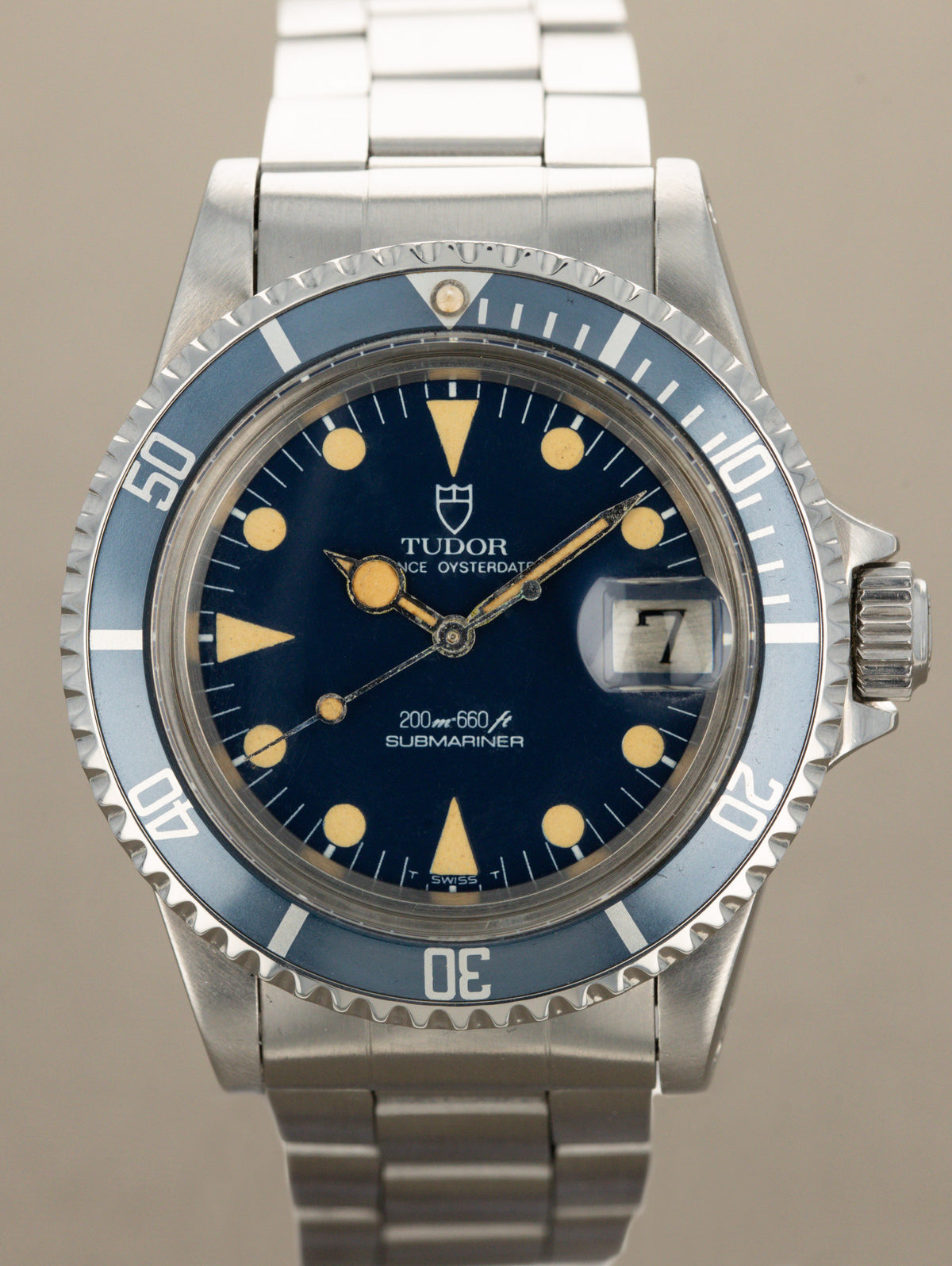 Tudor Submariner Date Ref. 76100 'Lollipop' - Blue Dial Full Set
