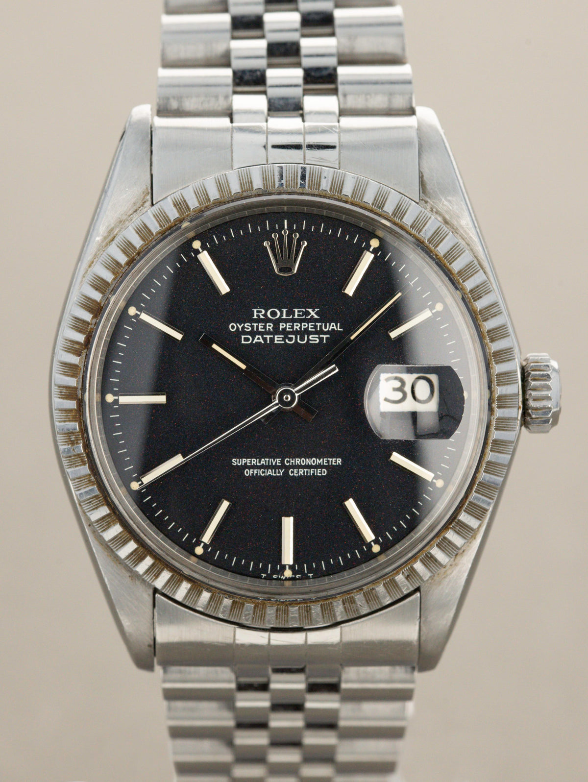 Rolex Datejust Ref. 1603 - Black Confetti Dial