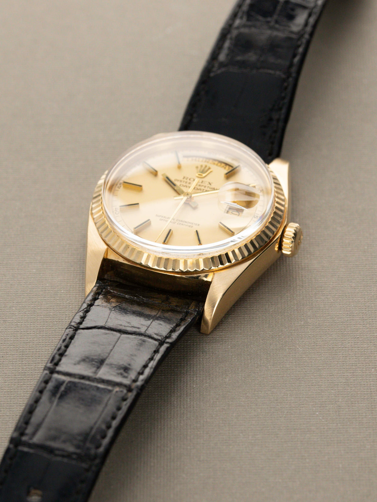 Rolex Day-Date Ref. 1803, with Solid Gold Rolex Buckle