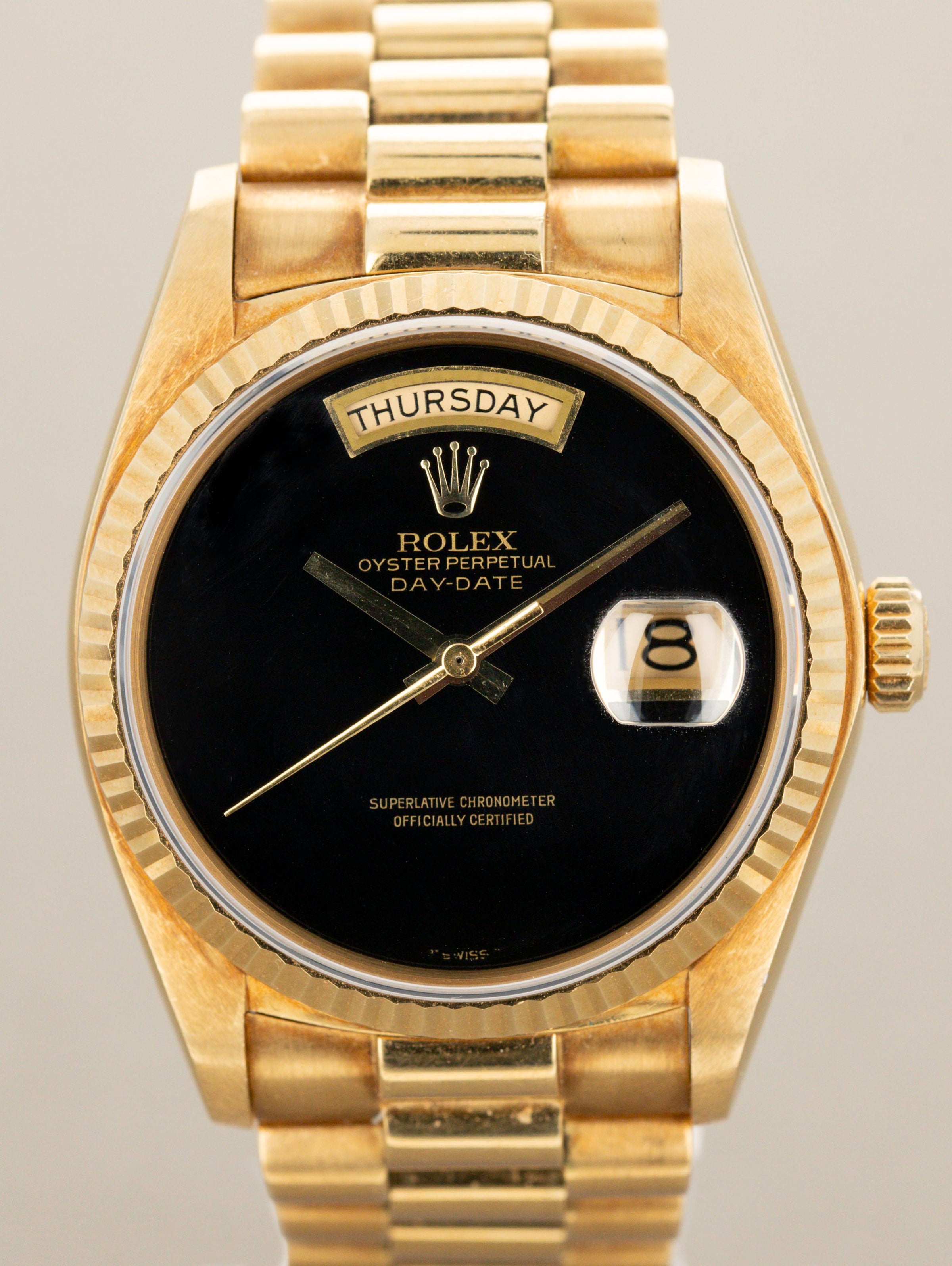 Rolex Day-Date Ref. 18038 - Onyx Dial