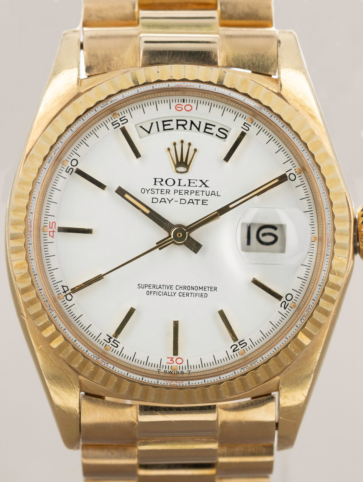 Rolex Day-Date Ref. 1803 - Red Quarter Dial