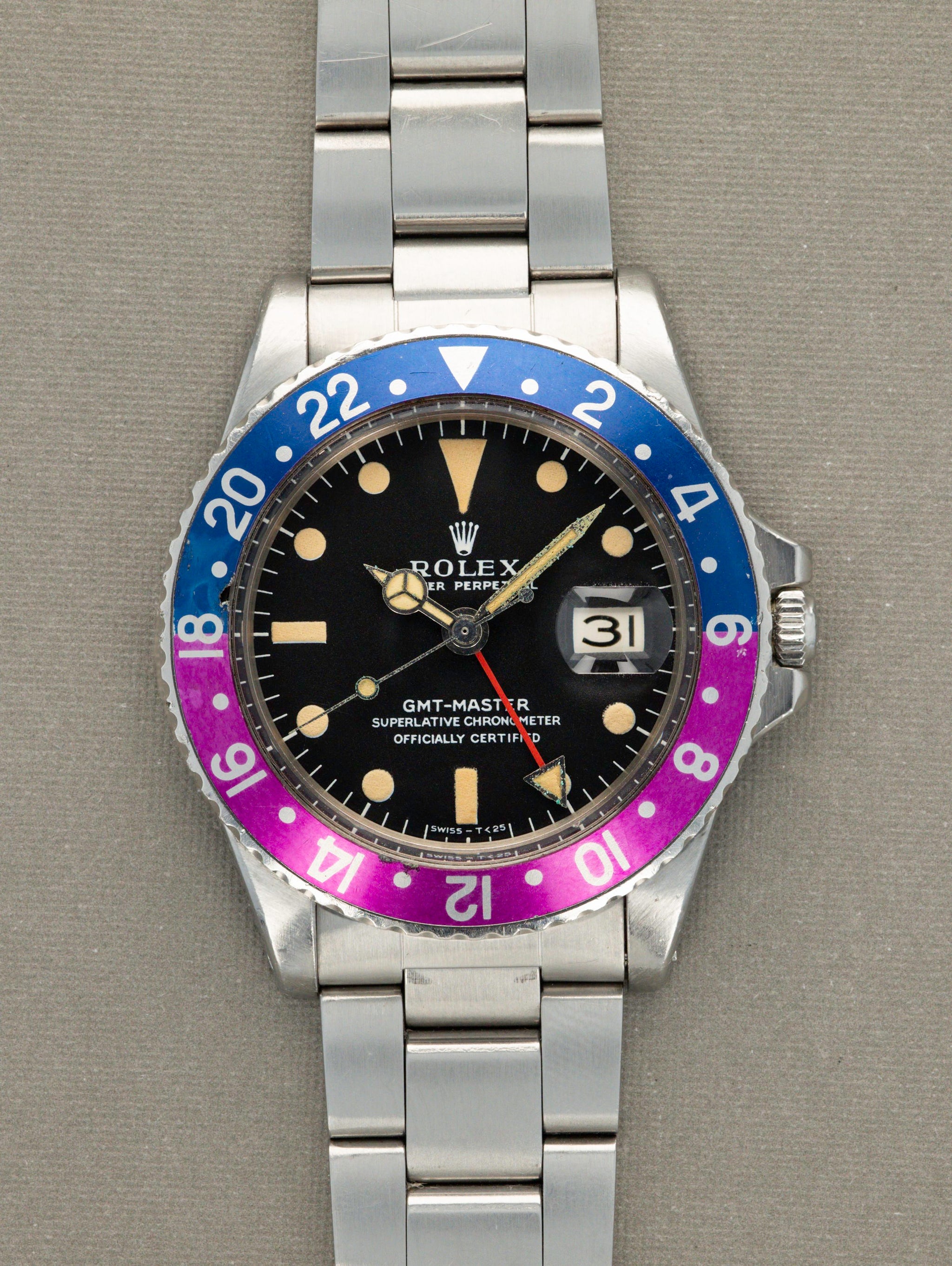 Rolex GMT-Master Ref. 1675 - MK1 'Fuchsia' Bezel